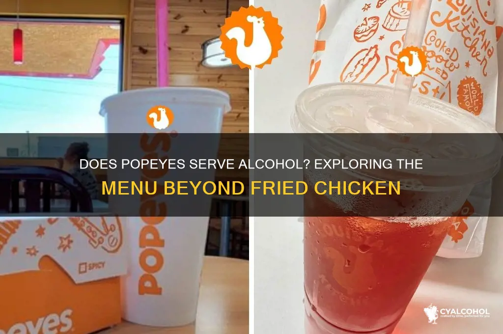 Does Popeyes Serve Alcohol? Exploring The Menu Beyond Fried Chicken ...