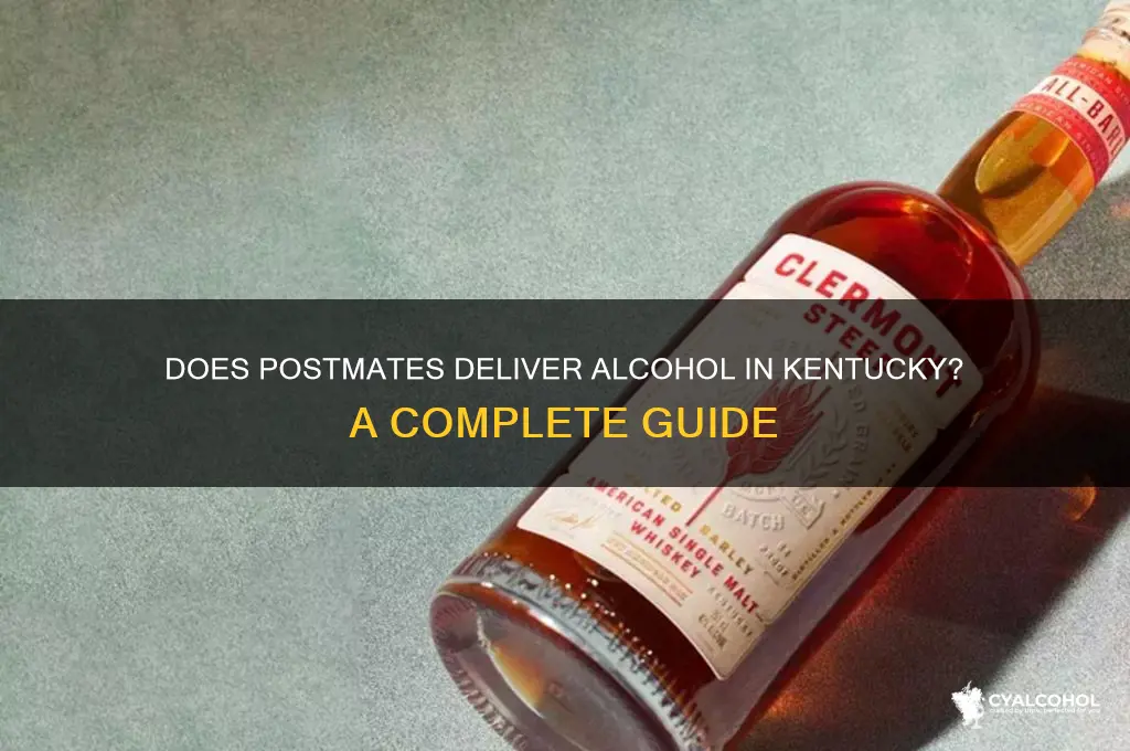 Does Postmates Deliver Alcohol In Kentucky? A Complete Guide | CyAlcohol