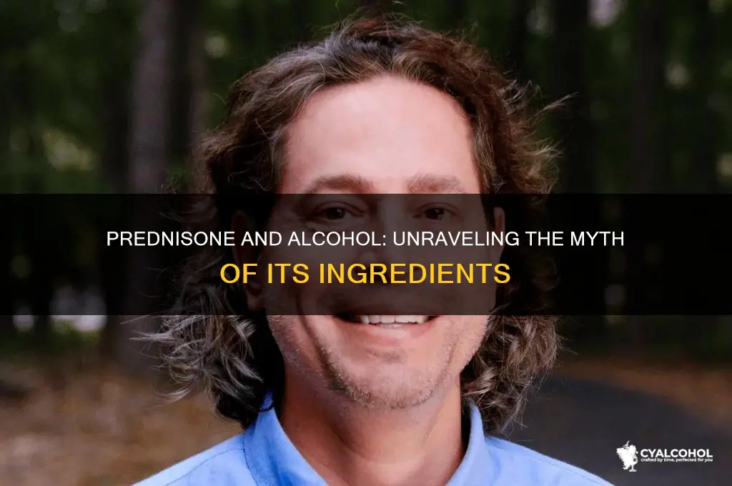 Prednisone And Alcohol: Unraveling The Myth Of Its Ingredients | CyAlcohol