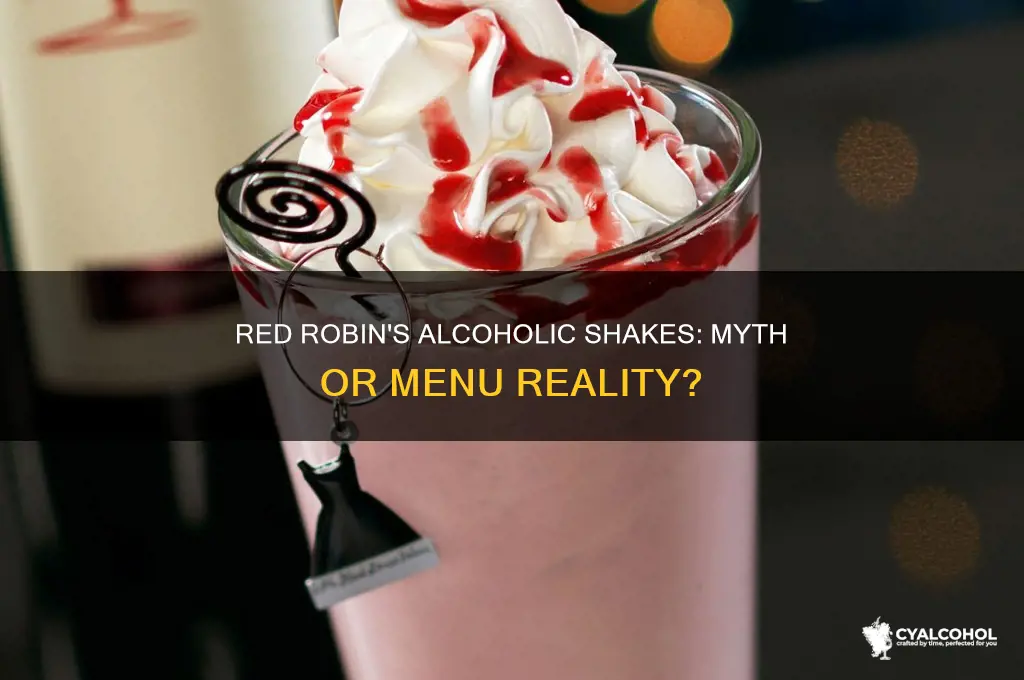 Red Robin's Alcoholic Shakes: Myth Or Menu Reality? | CyAlcohol