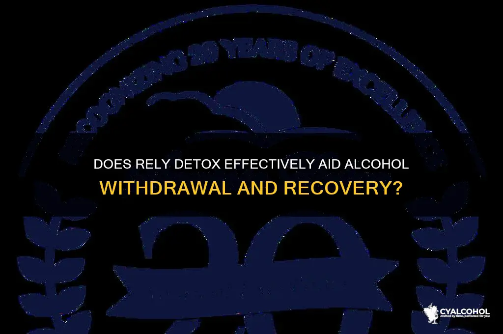 Does Rely Detox Effectively Aid Alcohol Withdrawal And Recovery ...