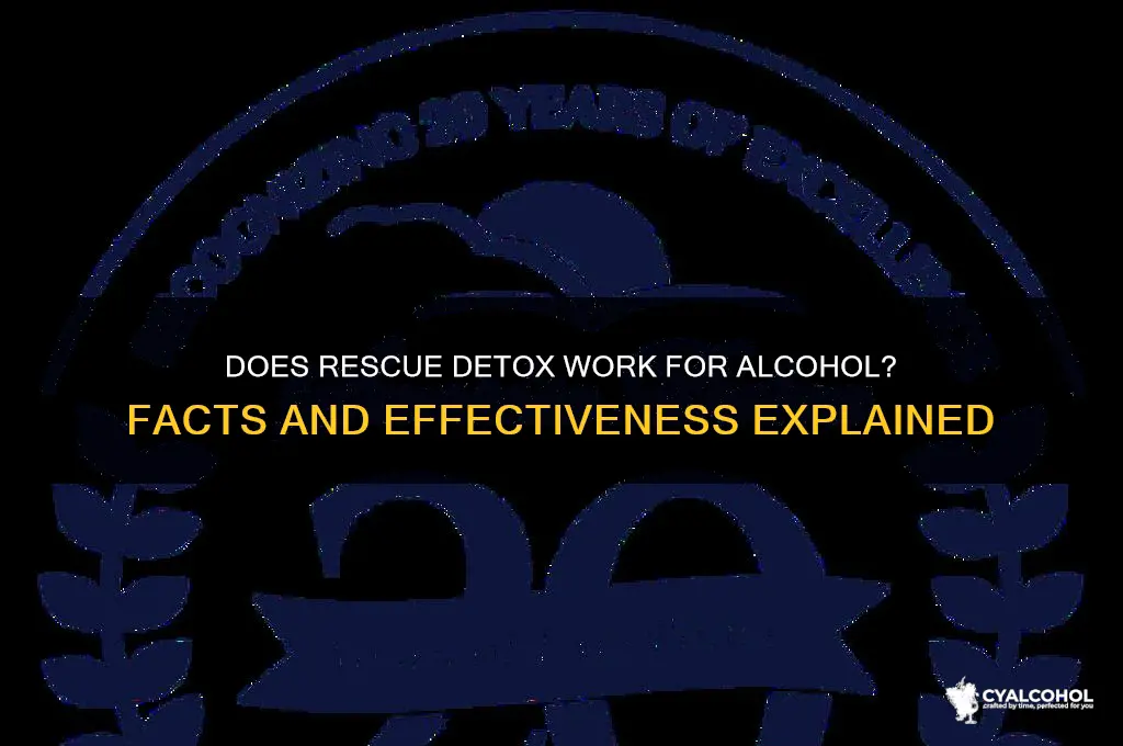Does Rescue Detox Work For Alcohol? Facts And Effectiveness Explained ...