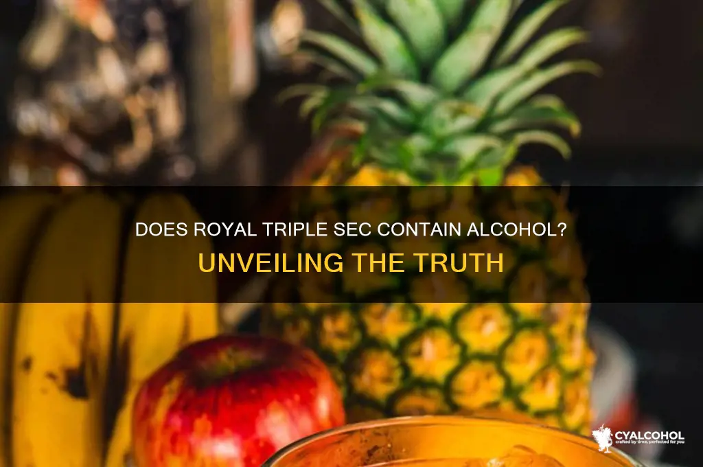 Does Royal Triple Sec Contain Alcohol? Unveiling The Truth | CyAlcohol