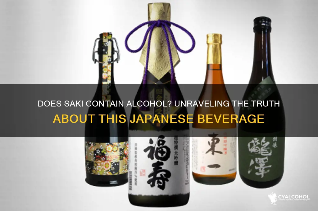 Does Saki Contain Alcohol? Unraveling The Truth About This Japanese ...