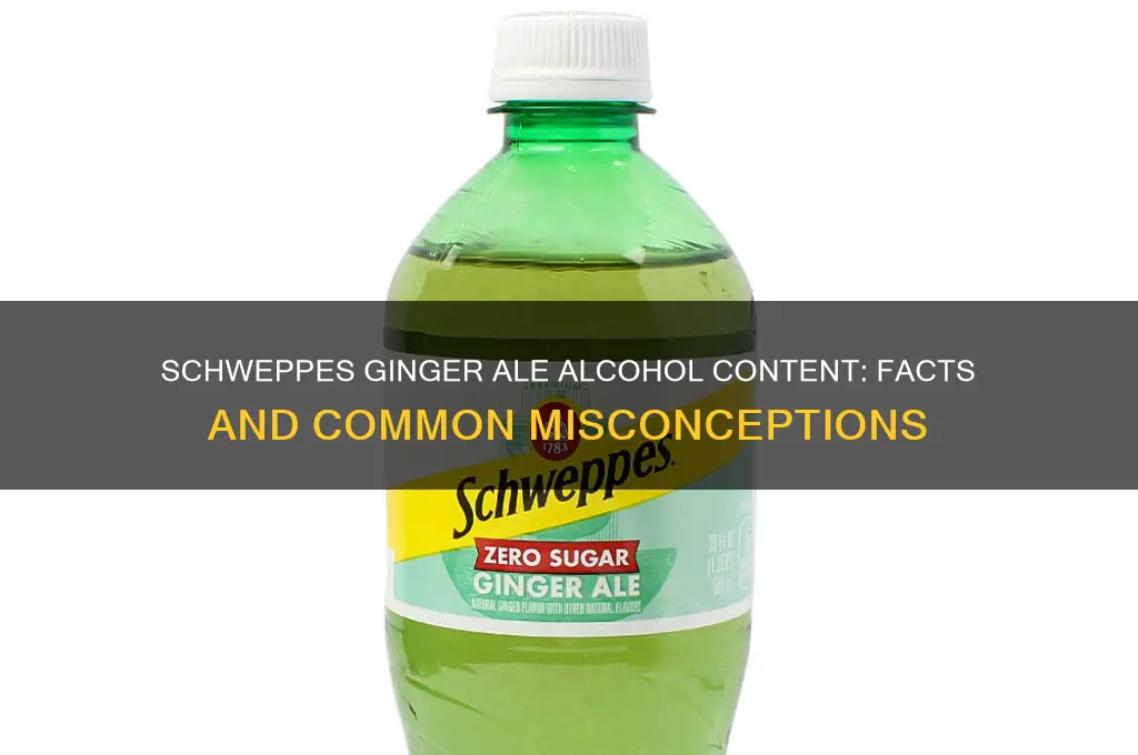 Schweppes Ginger Ale Alcohol Content: Facts And Common Misconceptions ...