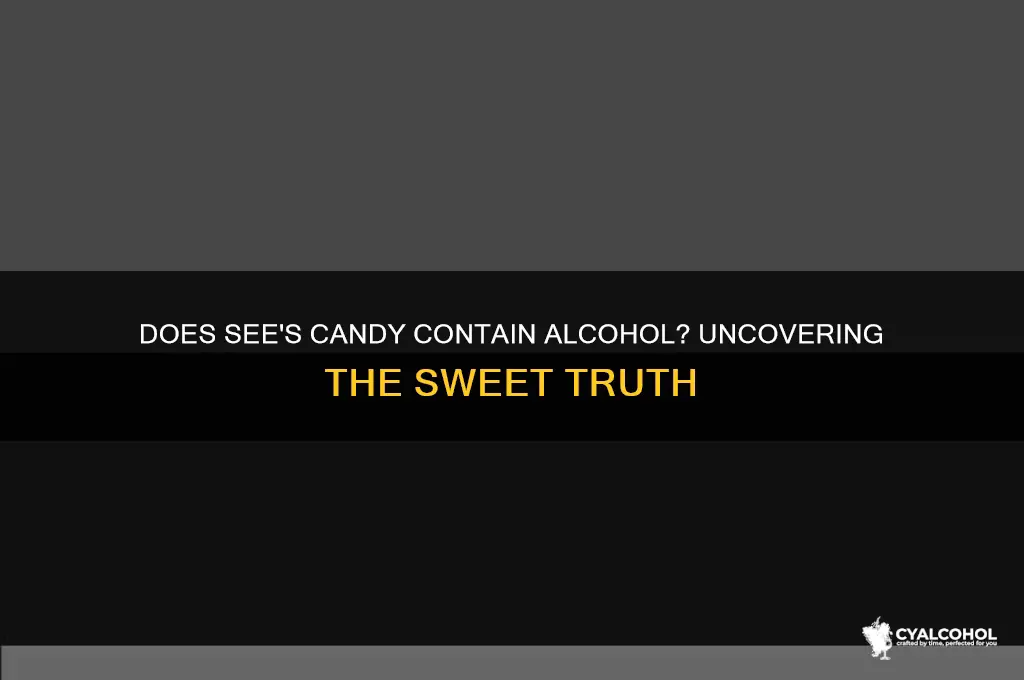 Does See's Candy Contain Alcohol? Uncovering The Sweet Truth | CyAlcohol