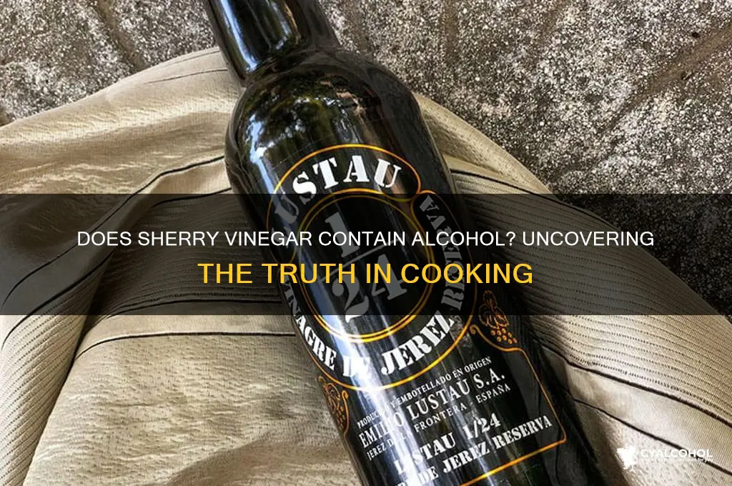 Does Sherry Vinegar Contain Alcohol? Uncovering The Truth In Cooking ...