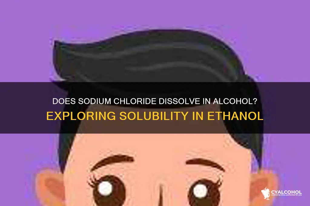 Does Sodium Chloride Dissolve In Alcohol? Exploring Solubility In ...