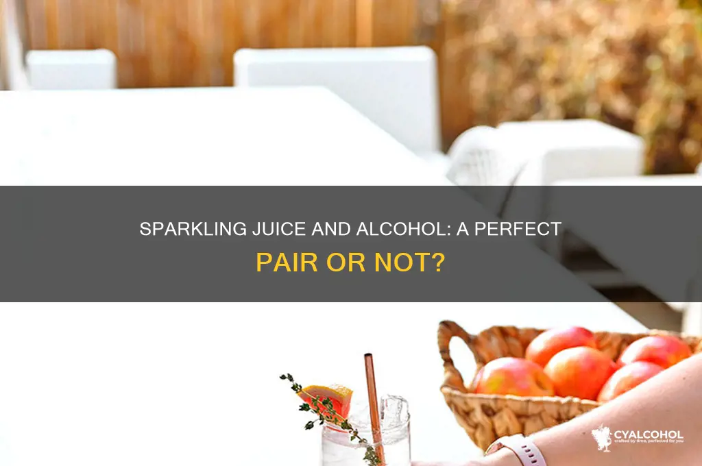 Sparkling Juice And Alcohol: A Perfect Pair Or Not? | CyAlcohol
