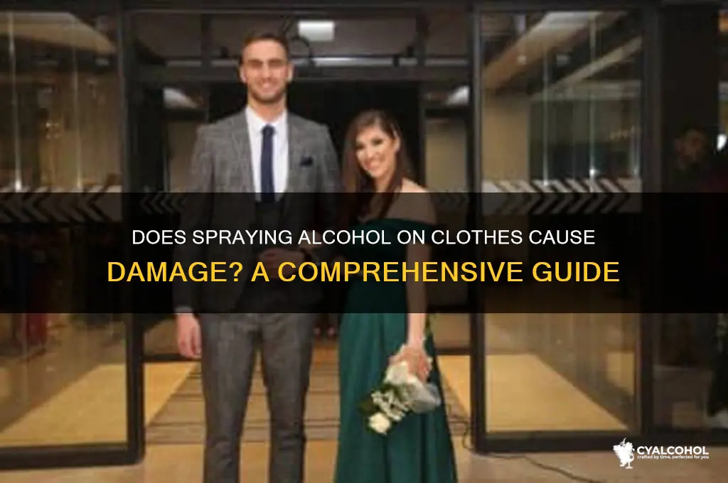 Does Spraying Alcohol On Clothes Cause Damage? A Comprehensive Guide ...