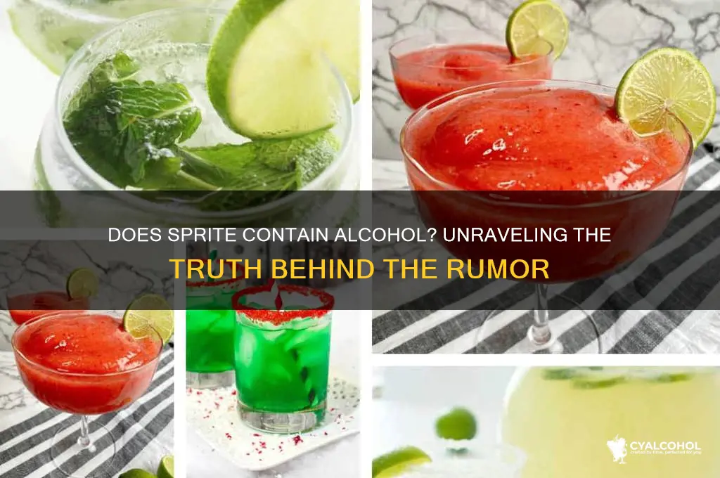 Does Sprite Contain Alcohol? Unraveling The Truth Behind The Rumor ...