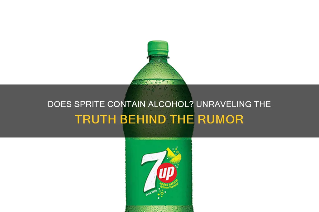 Does Sprite Contain Alcohol? Unraveling The Truth Behind The Rumor ...