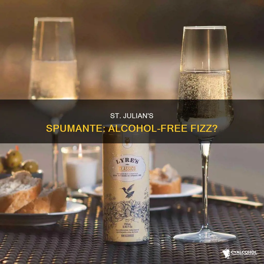 St. Julian's Spumante: Alcohol-Free Fizz? | CyAlcohol