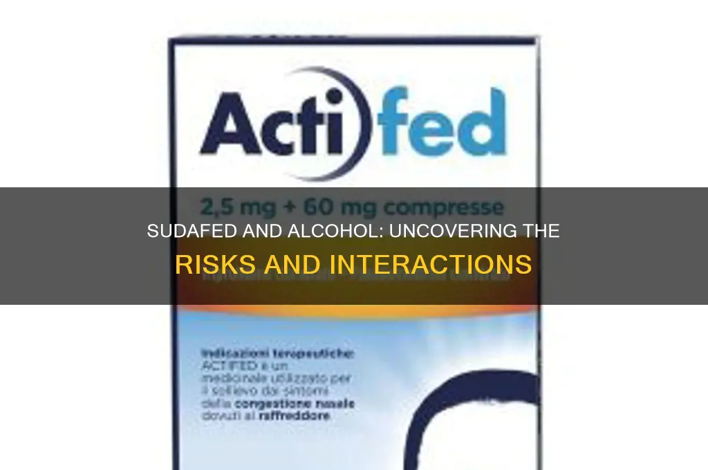 Sudafed And Alcohol: Uncovering The Risks And Interactions | CyAlcohol