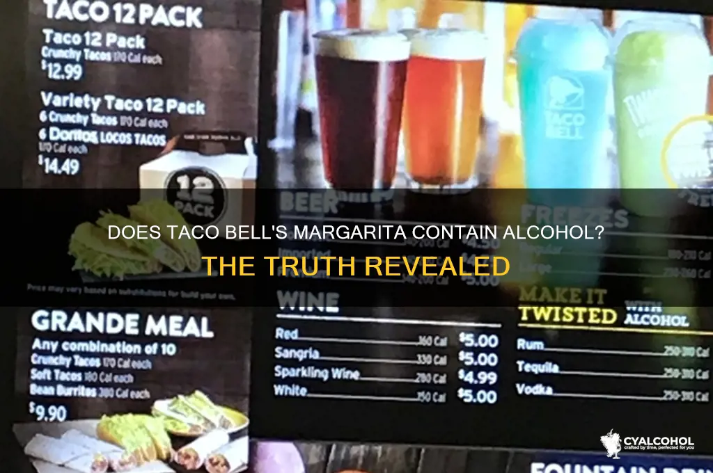 Does Taco Bell's Margarita Contain Alcohol? The Truth Revealed | CyAlcohol