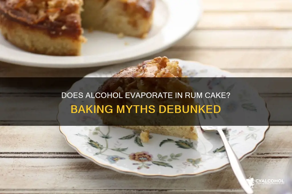 Does Alcohol Evaporate In Rum Cake? Baking Myths Debunked | CyAlcohol