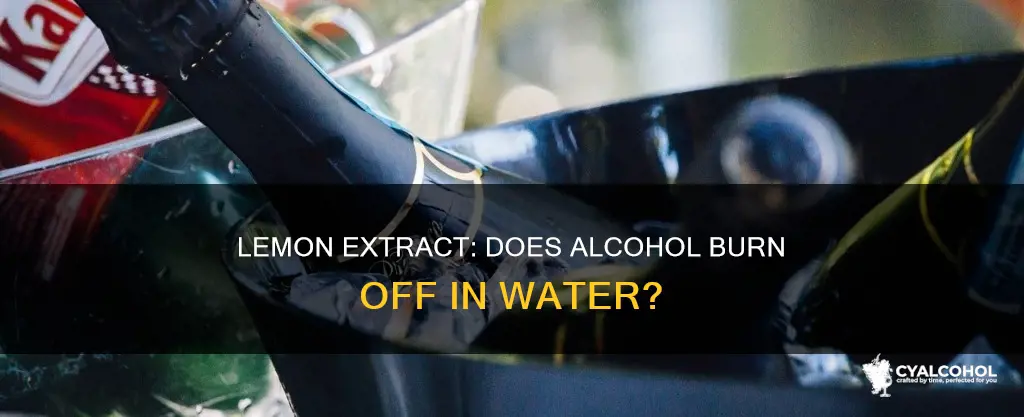 Lemon Extract: Does Alcohol Burn Off In Water? | CyAlcohol