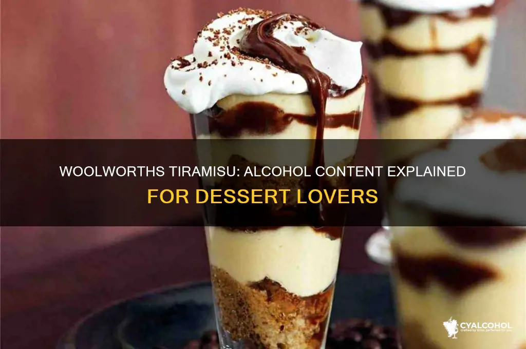 Woolworths Tiramisu: Alcohol Content Explained For Dessert Lovers ...