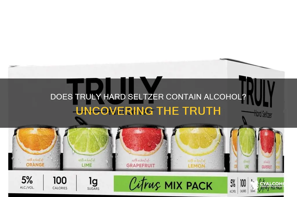 Does Truly Hard Seltzer Contain Alcohol? Uncovering The Truth | CyAlcohol