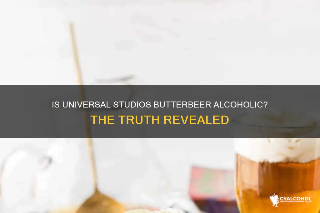 Is Universal Studios Butterbeer Alcoholic? The Truth Revealed | CyAlcohol
