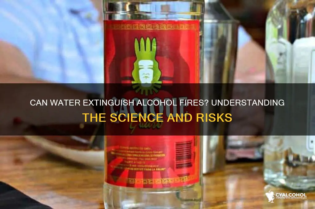 Can Water Extinguish Alcohol Fires? Understanding The Science And Risks ...