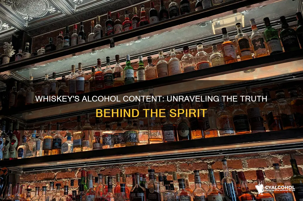 Whiskey's Alcohol Content: Unraveling The Truth Behind The Spirit ...