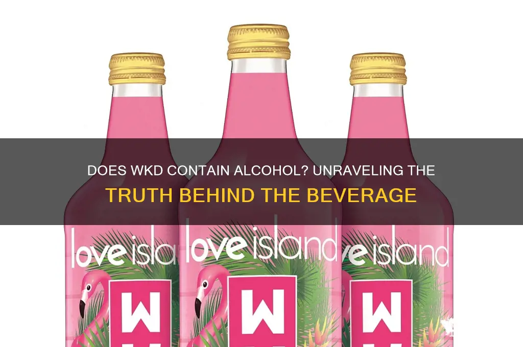 Does Wkd Contain Alcohol? Unraveling The Truth Behind The Beverage ...
