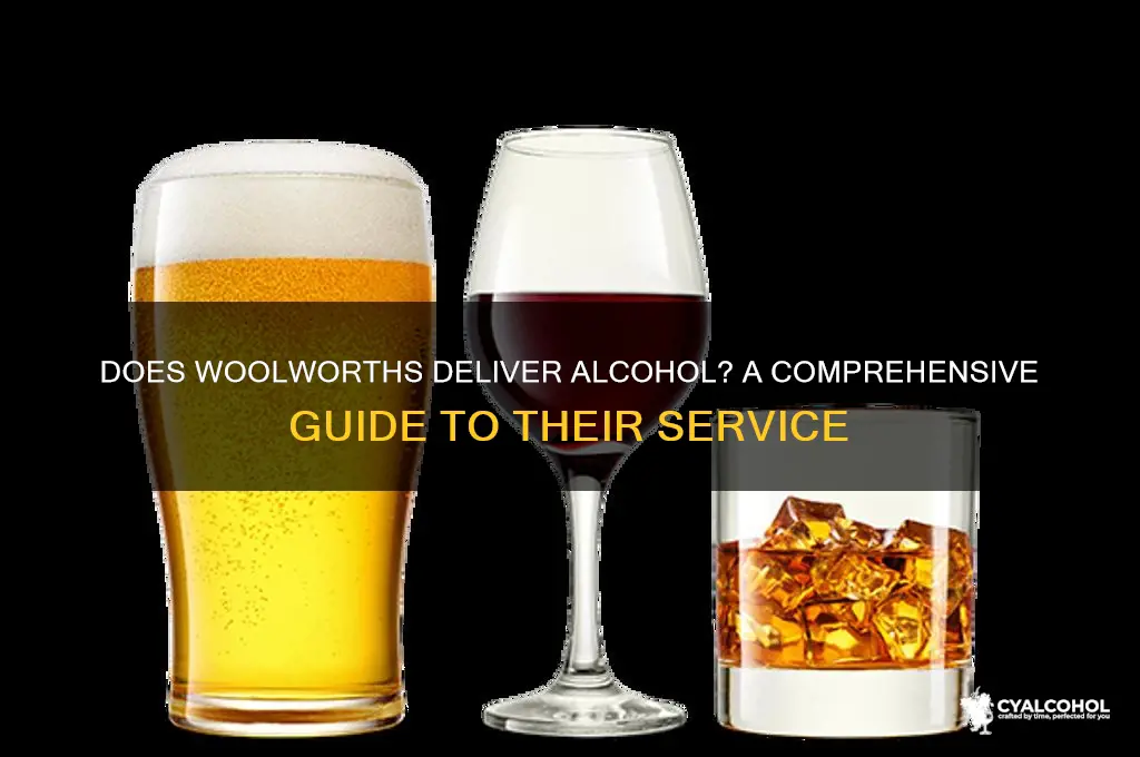 Does Woolworths Deliver Alcohol? A Comprehensive Guide To Their Service ...