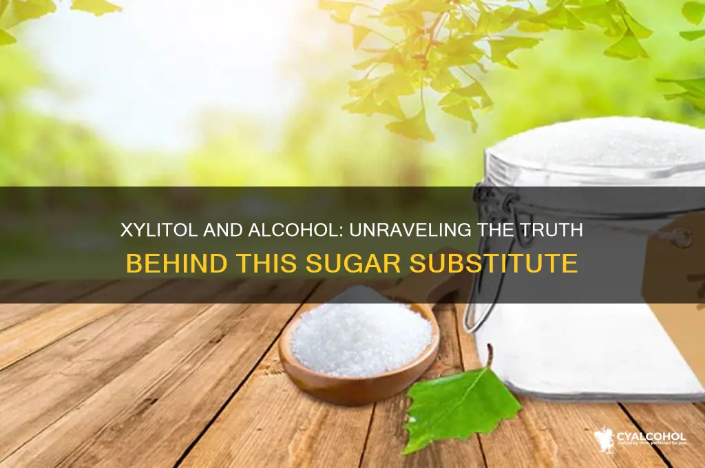 Xylitol And Alcohol: Unraveling The Truth Behind This Sugar Substitute ...