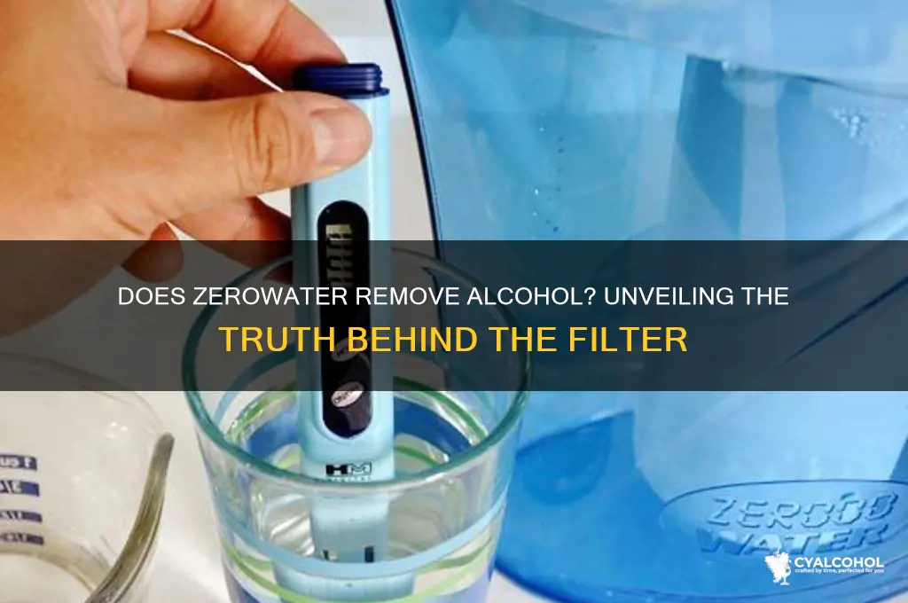 Does Zerowater Remove Alcohol? Unveiling The Truth Behind The Filter ...