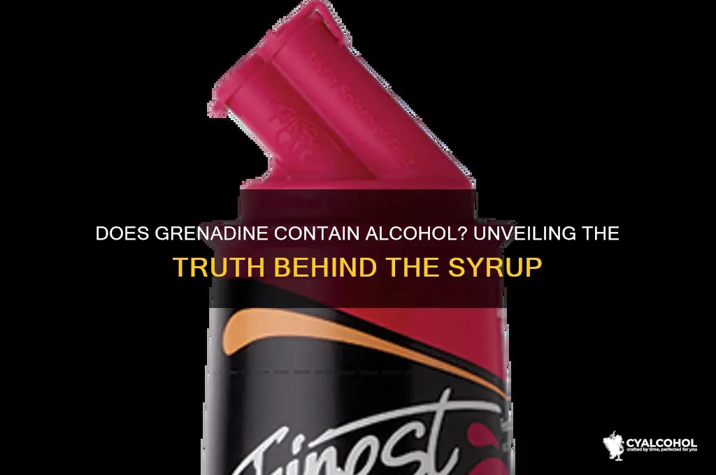 Does Grenadine Contain Alcohol? Unveiling The Truth Behind The Syrup ...