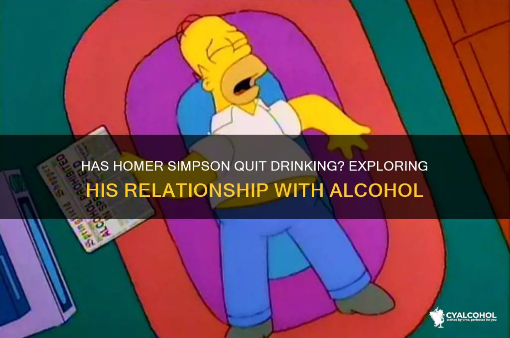 Has Homer Simpson Quit Drinking? Exploring His Relationship With ...