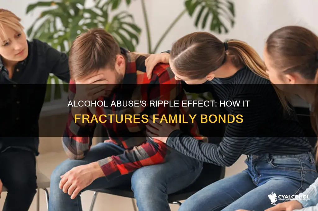 Alcohol Abuse's Ripple Effect: How It Fractures Family Bonds | CyAlcohol