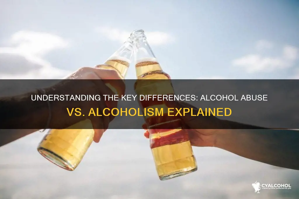 Understanding The Key Differences: Alcohol Abuse Vs. Alcoholism ...