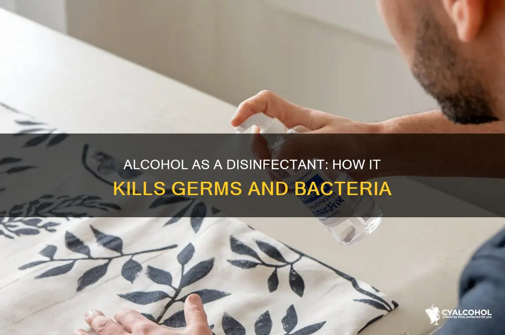 Alcohol As A Disinfectant: How It Kills Germs And Bacteria | CyAlcohol