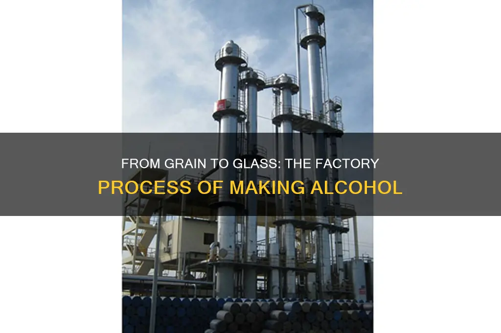 From Grain To Glass: The Factory Process Of Making Alcohol | CyAlcohol