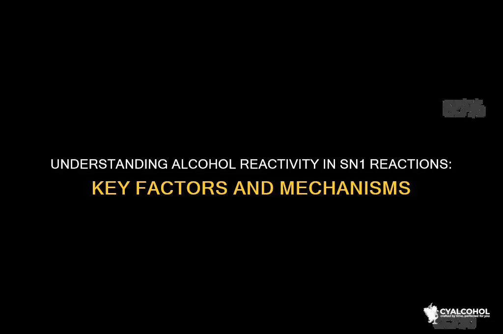 Understanding Alcohol Reactivity In Sn1 Reactions: Key Factors And ...
