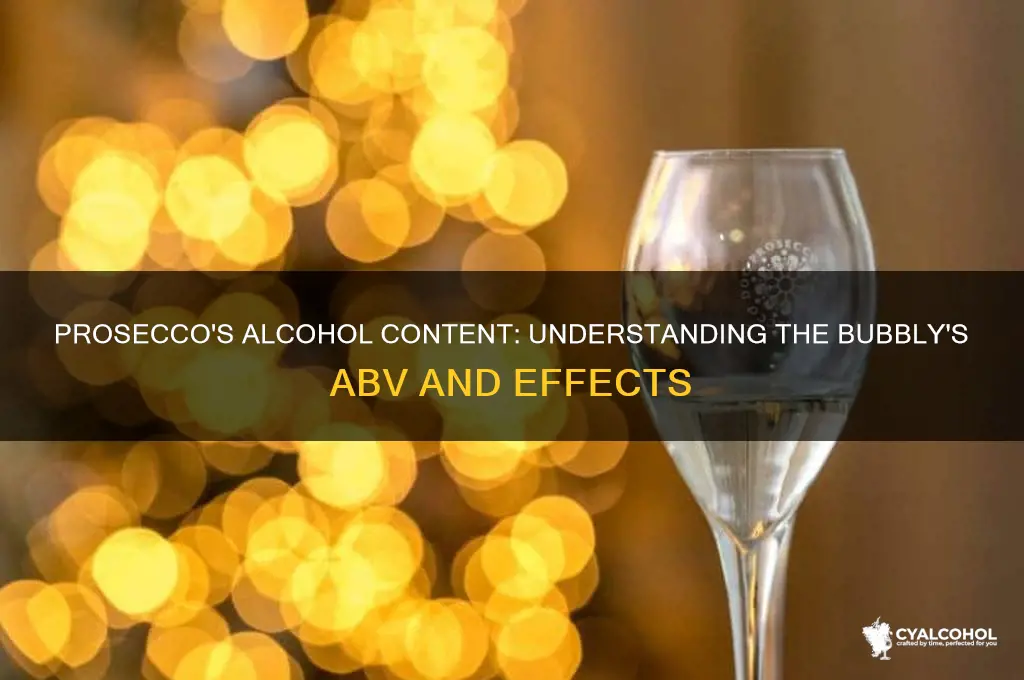 Prosecco's Alcohol Content: Understanding The Bubbly's Abv And Effects ...