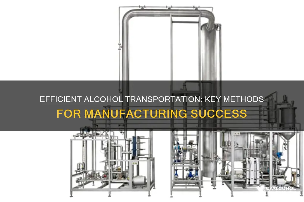 Efficient Alcohol Transportation: Key Methods For Manufacturing Success ...