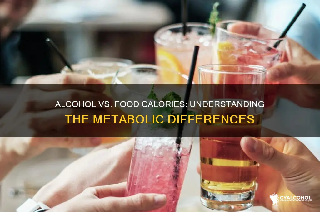 Alcohol Vs. Food Calories: Understanding The Metabolic Differences ...