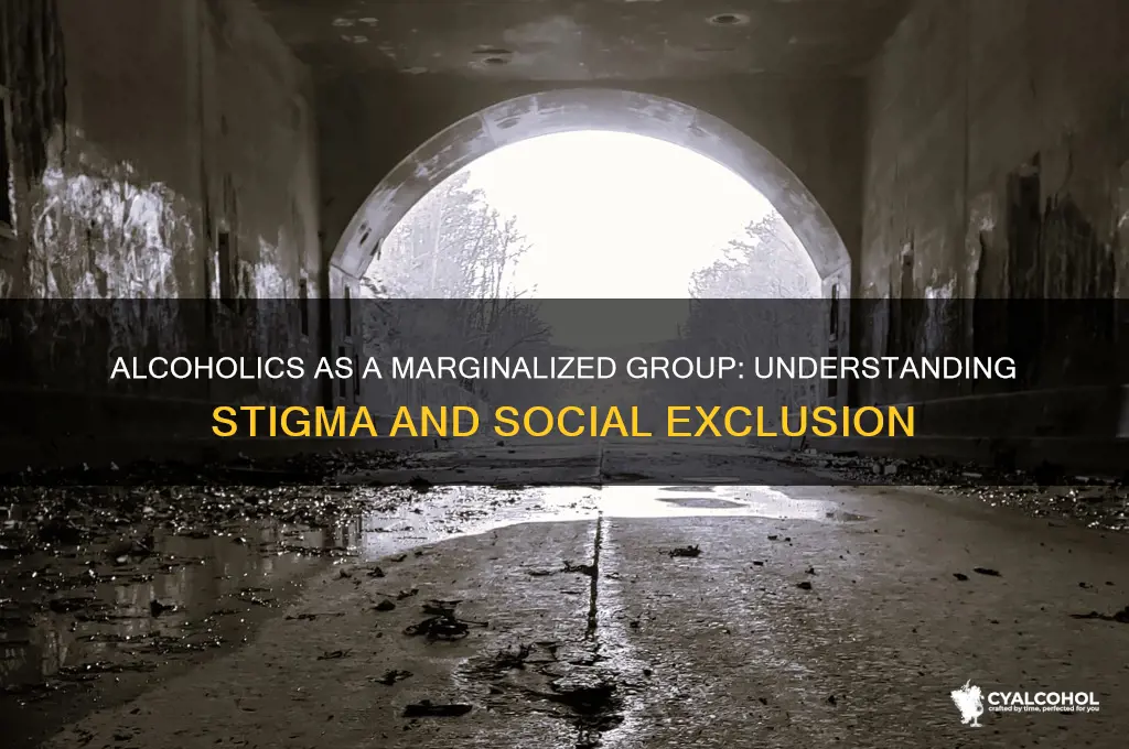 Alcoholics As A Marginalized Group: Understanding Stigma And Social ...