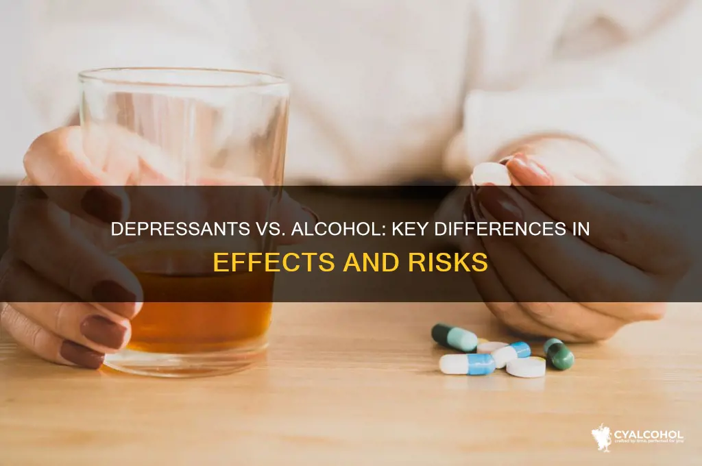 Depressants Vs. Alcohol: Key Differences In Effects And Risks | CyAlcohol