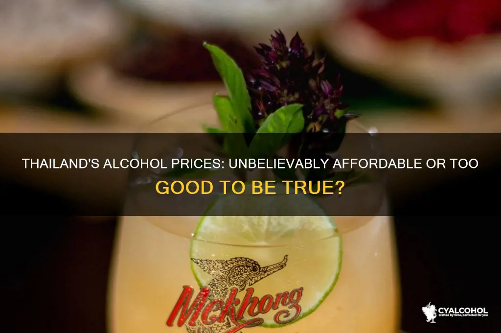Thailand's Alcohol Prices: Unbelievably Affordable Or Too Good To Be ...