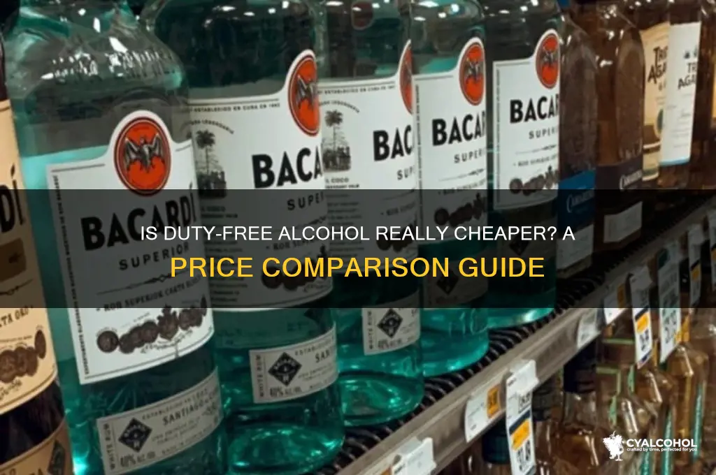 Is Duty-Free Alcohol Really Cheaper? A Price Comparison Guide | CyAlcohol