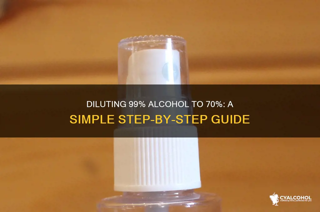 Diluting 99% Alcohol To 70%: A Simple Step-By-Step Guide | CyAlcohol