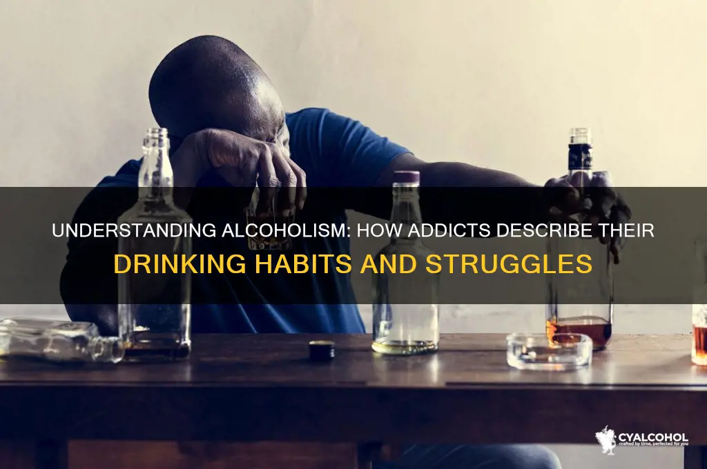 Understanding Alcoholism: How Addicts Describe Their Drinking Habits ...
