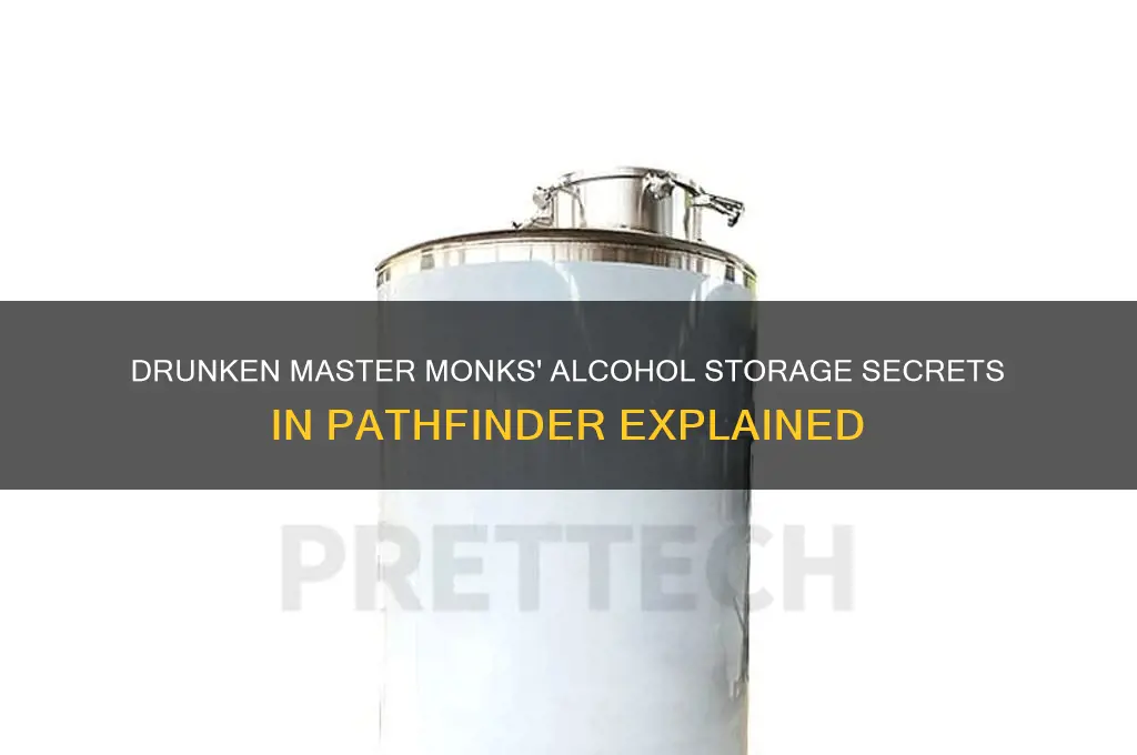 Drunken Master Monks' Alcohol Storage Secrets In Pathfinder Explained ...