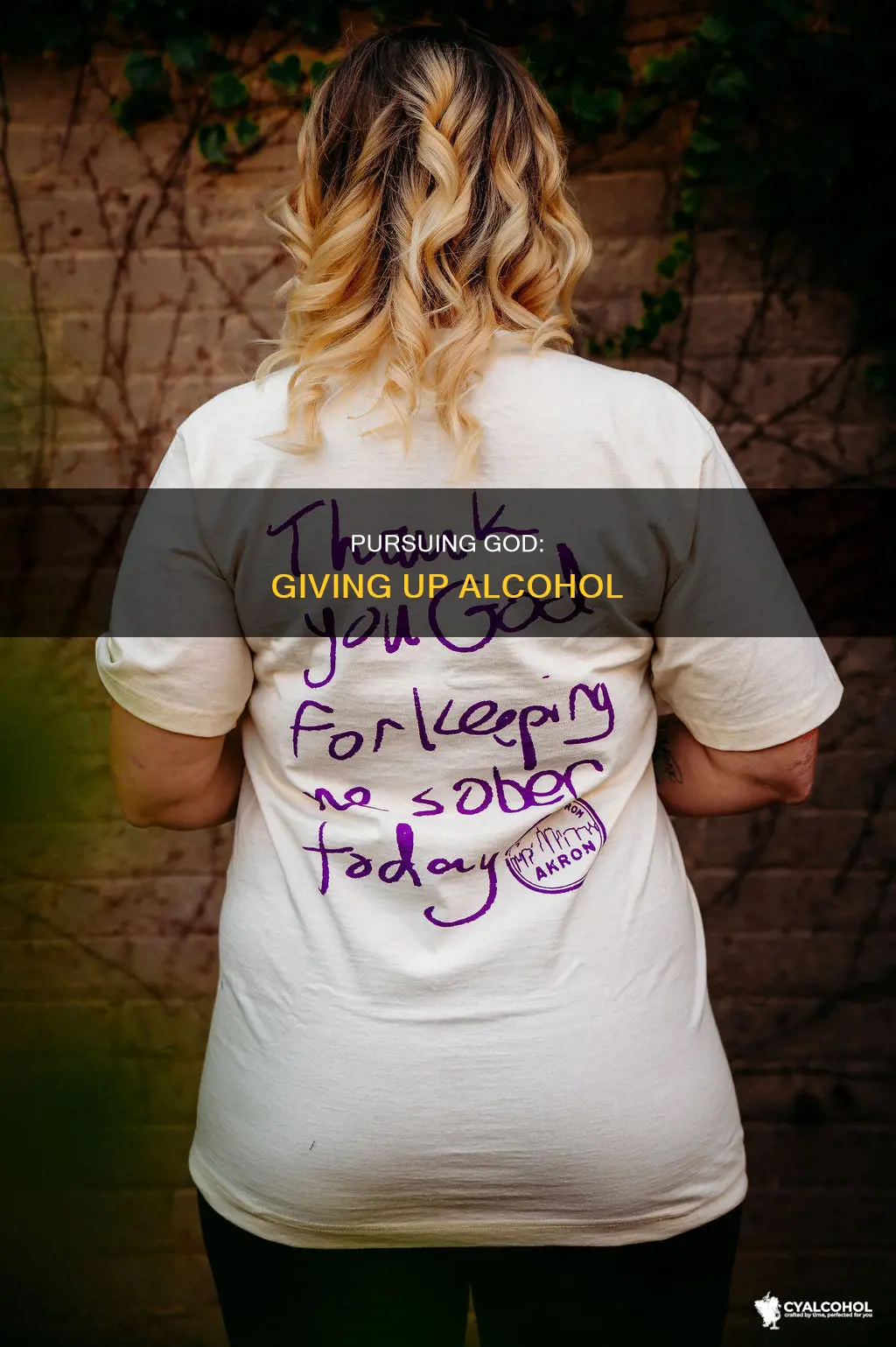 Pursuing God: Giving Up Alcohol | CyAlcohol