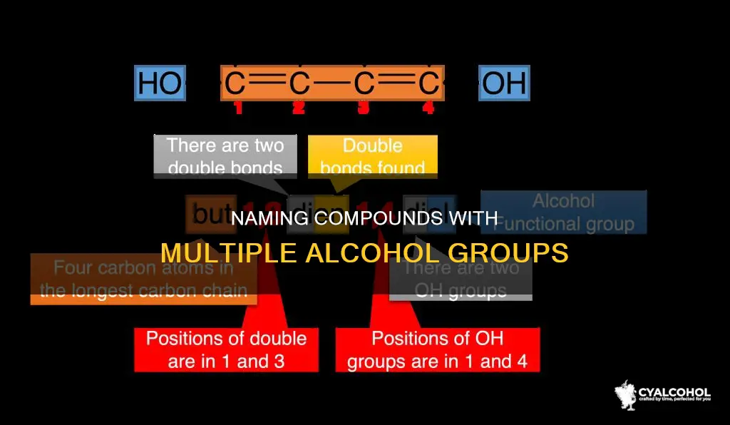 Naming Compounds With Multiple Alcohol Groups | CyAlcohol