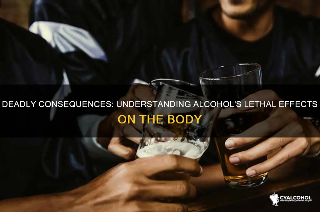 Deadly Consequences: Understanding Alcohol's Lethal Effects On The Body ...